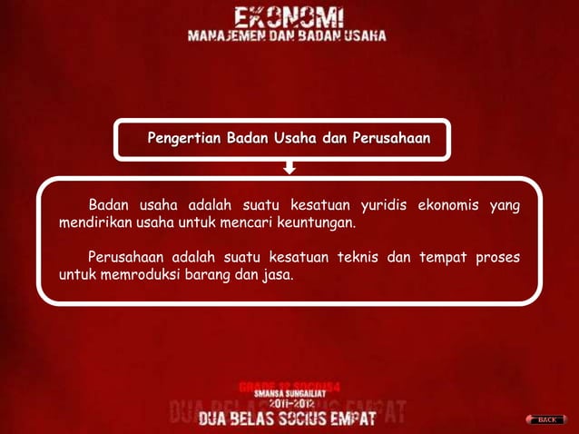 Manajemen dan badan usaha | PPSX