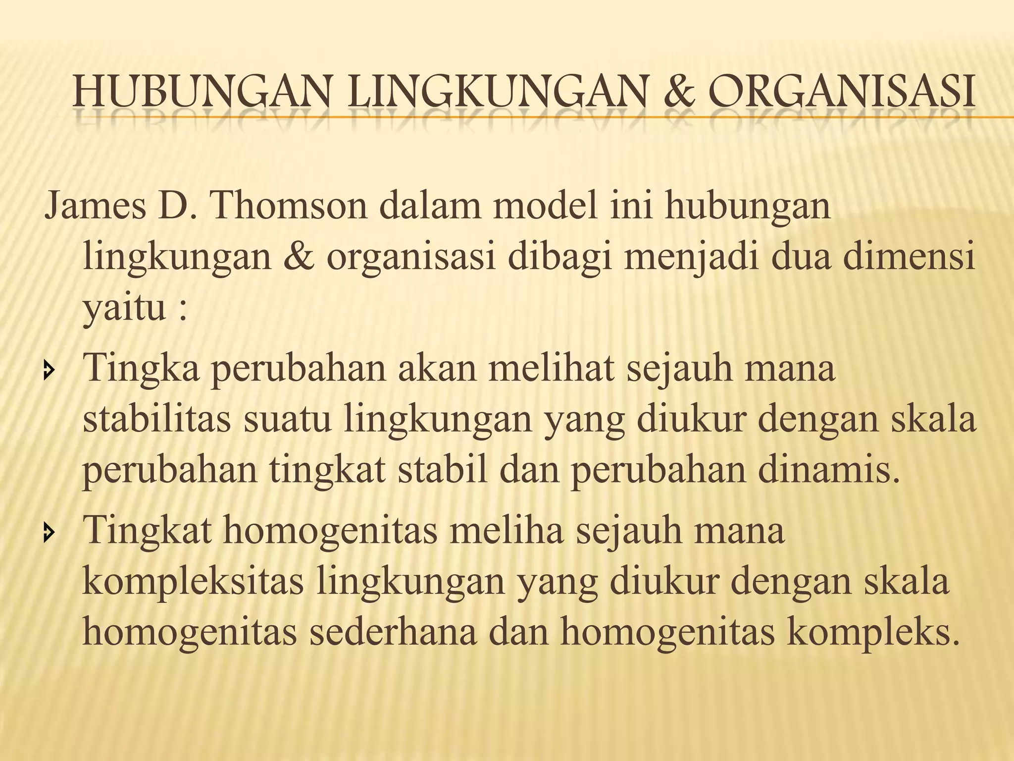 Manajemen dan Lingkungannya | PPTX