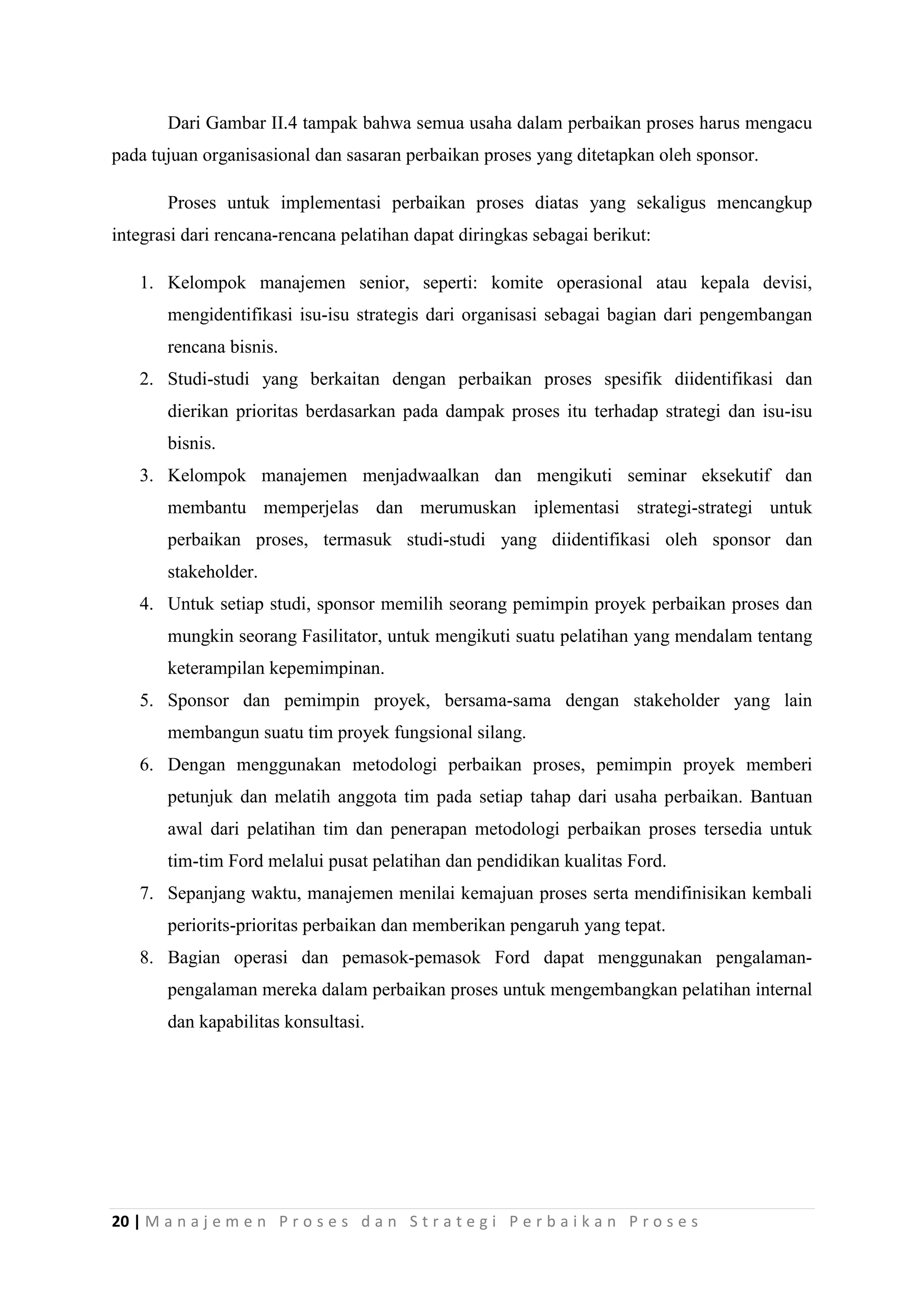 Manajemen dan perbaikan proses | PDF