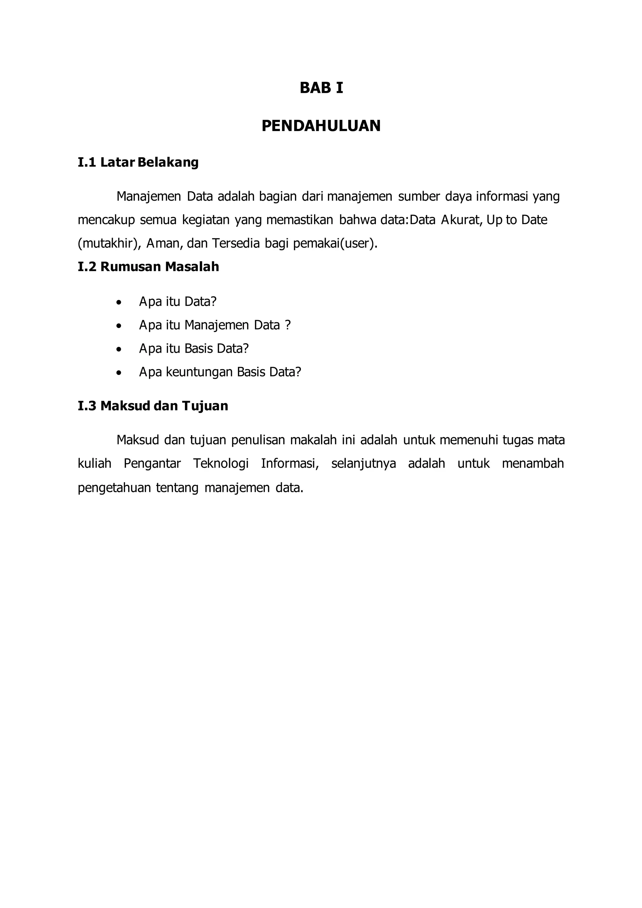 Manajemen data aplot | PDF