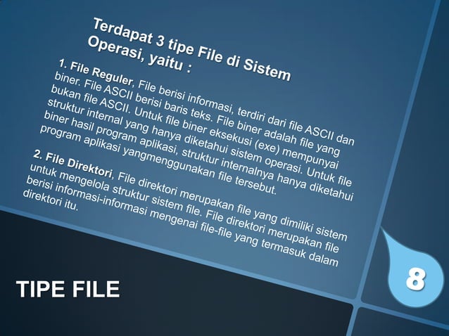 Manajemen File - Sistem Operasi | PPTX