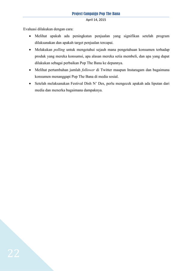 Proposal Kampanye Humas | PDF