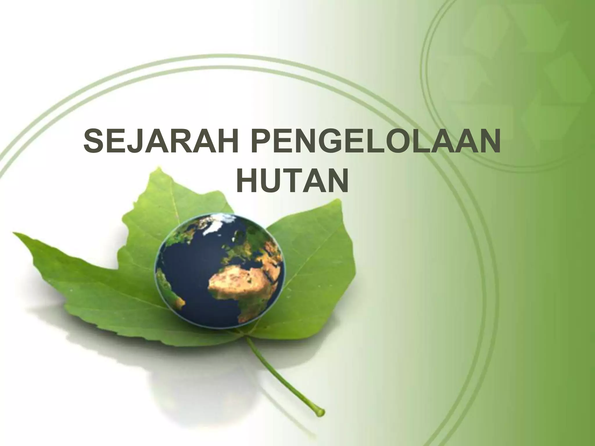 MANAJEMEN HUTAN | PPTX