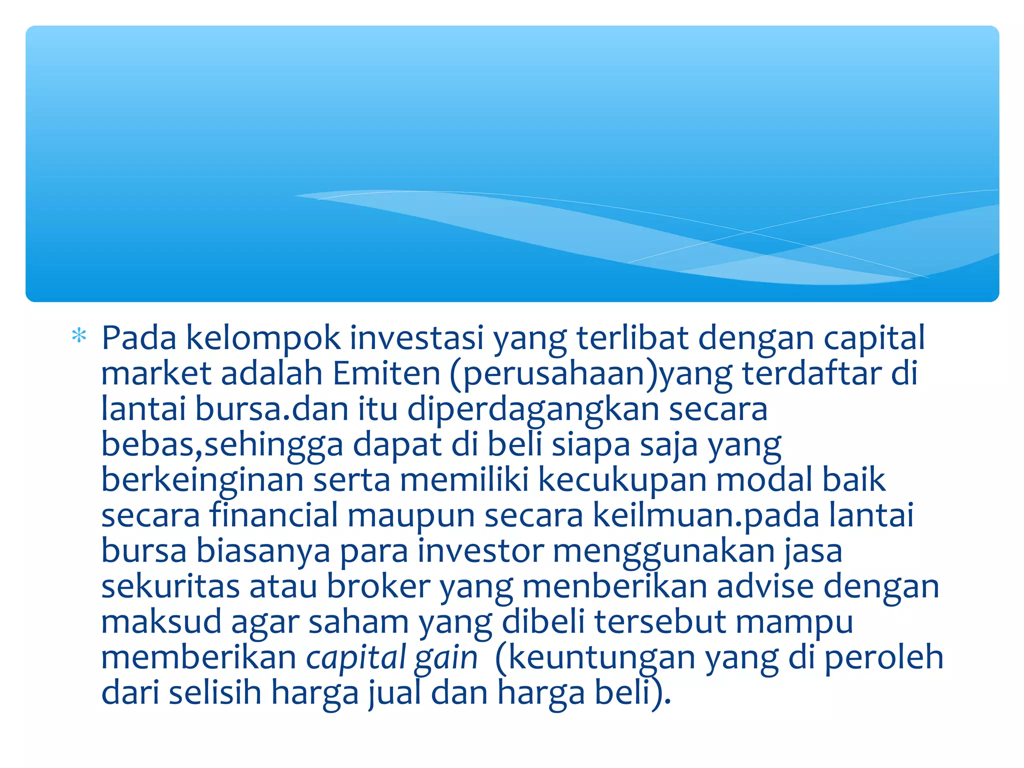 Manajemen investasi | PPT