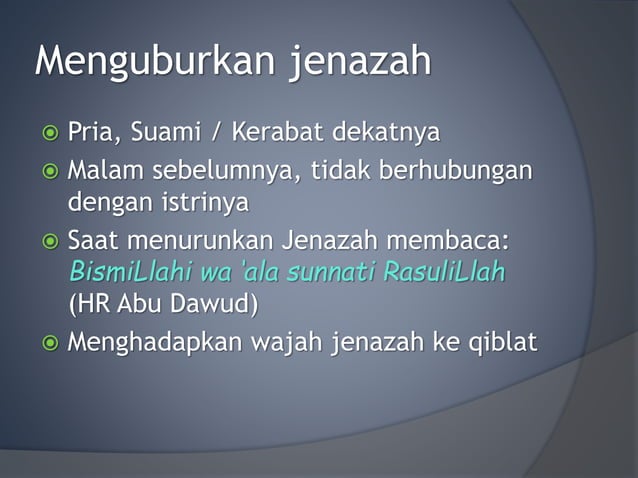 Manajemen janaiz | PPT | Free Download