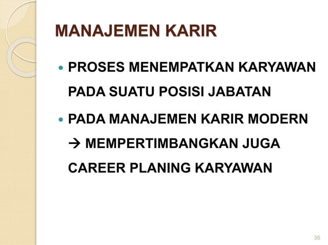 Manajemen karir program chcm unair-28082012 | PPT