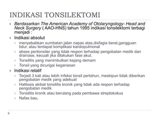 Manajemen kasus tonsilitis | PPTX