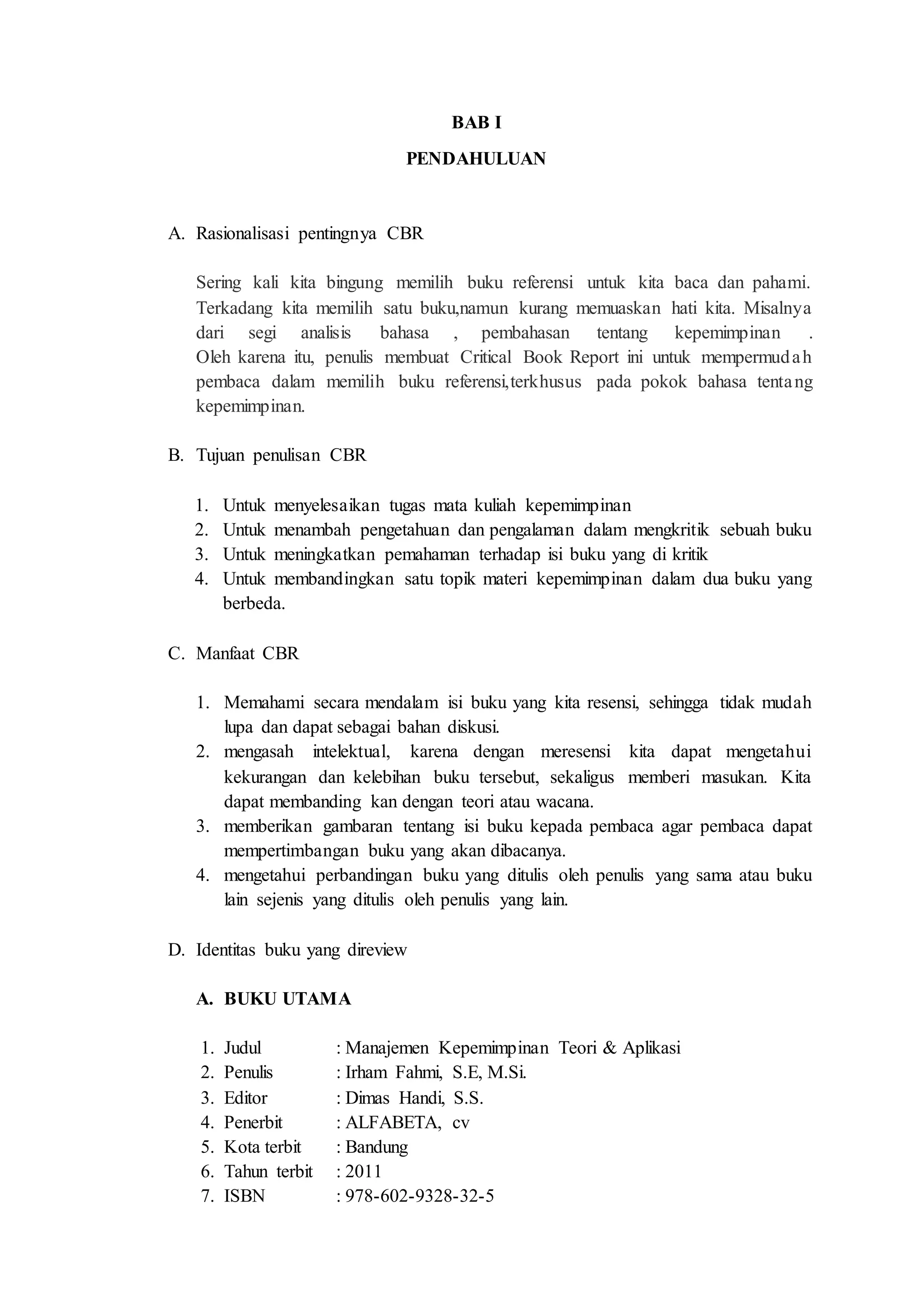 Manajemen kepemimpinan | DOCX