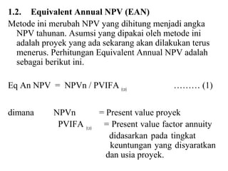 Manajemen keuangan bab 07 Penganggaran modal | PPT