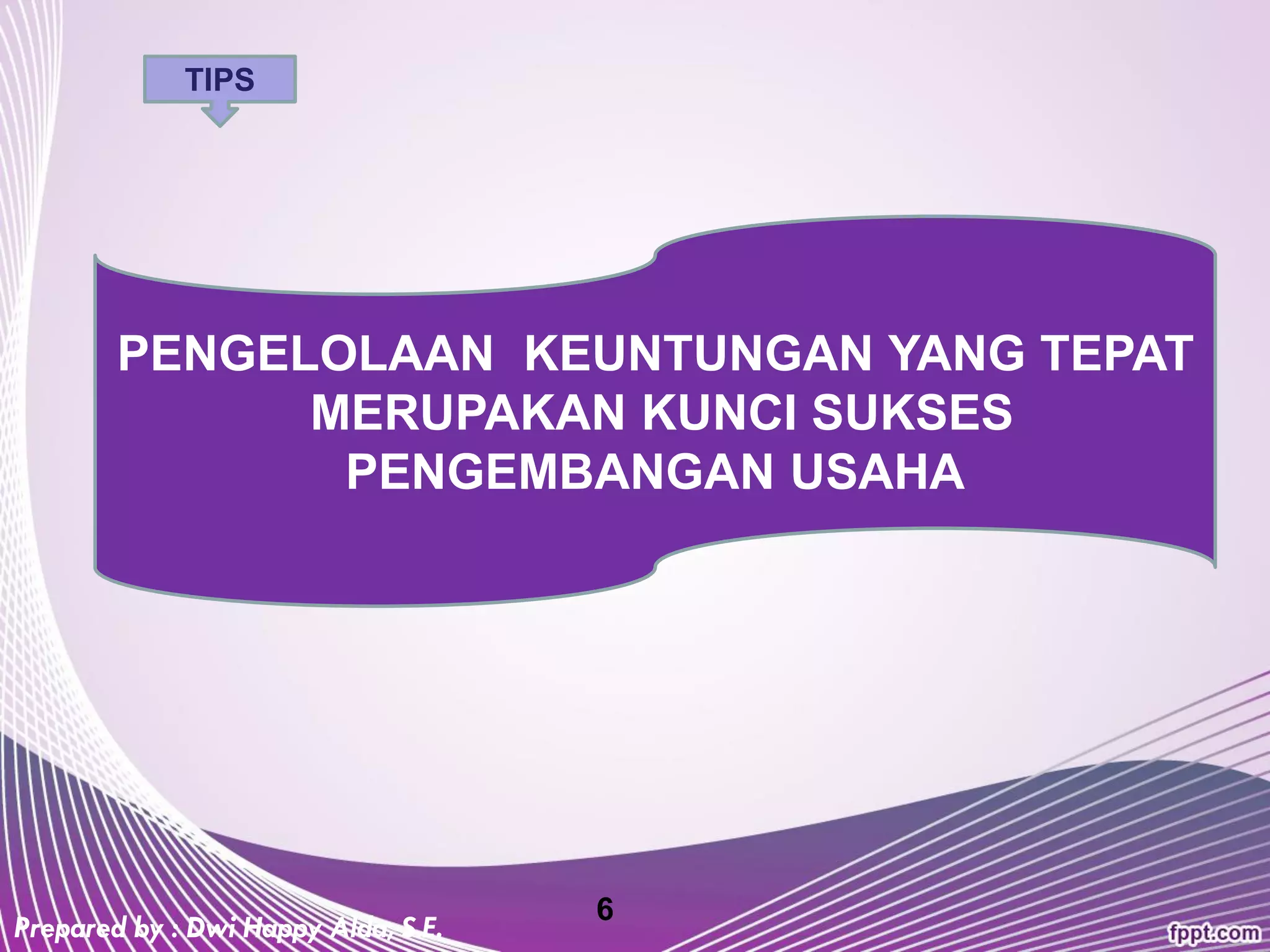 Manajemen Keuntungan Usaha | PPT