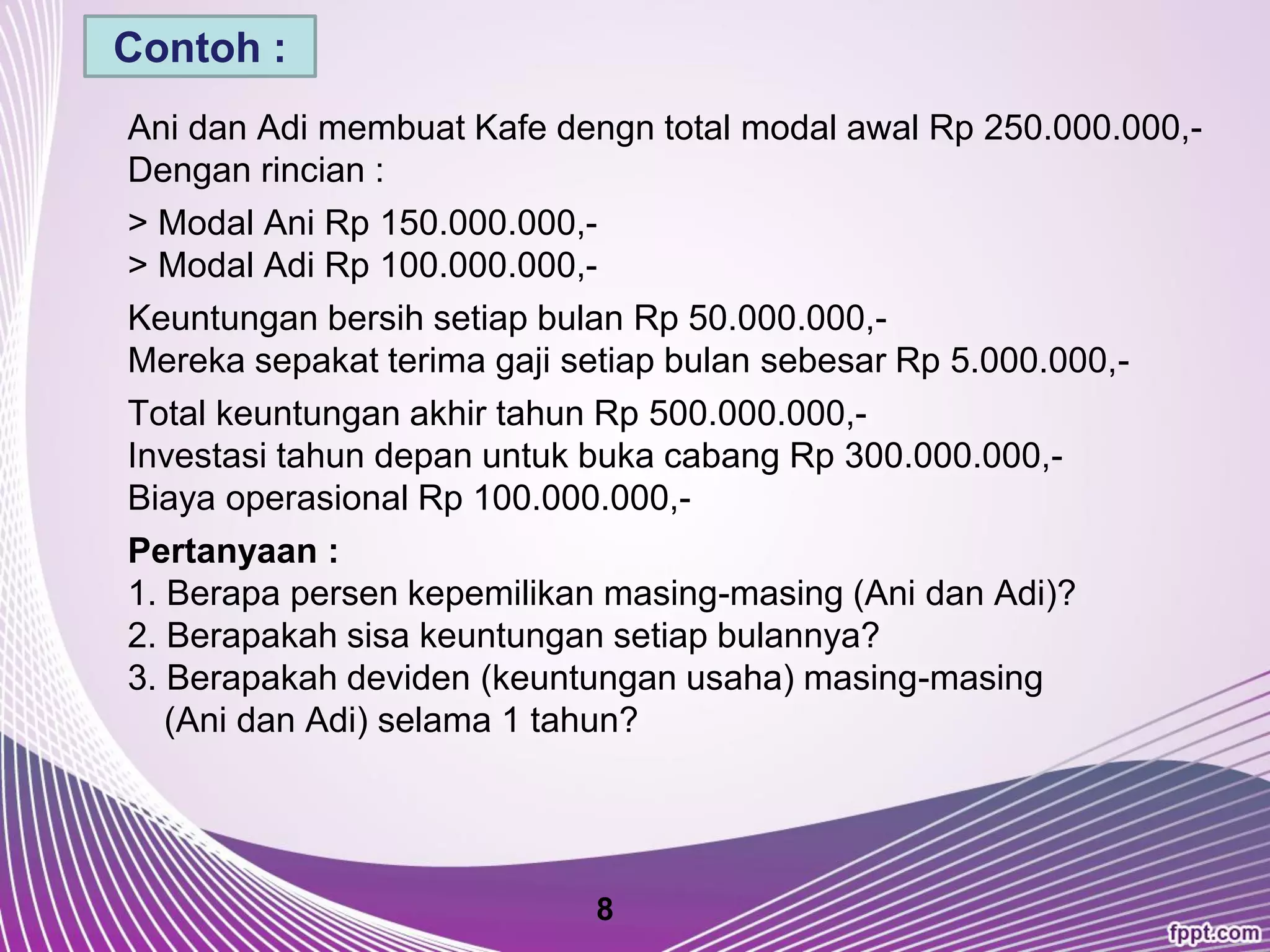 Manajemen Keuntungan Usaha | PPT
