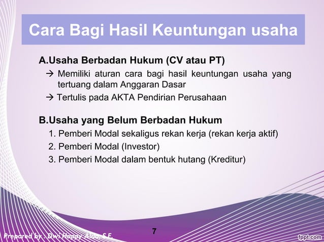 Manajemen Keuntungan Usaha | PPT