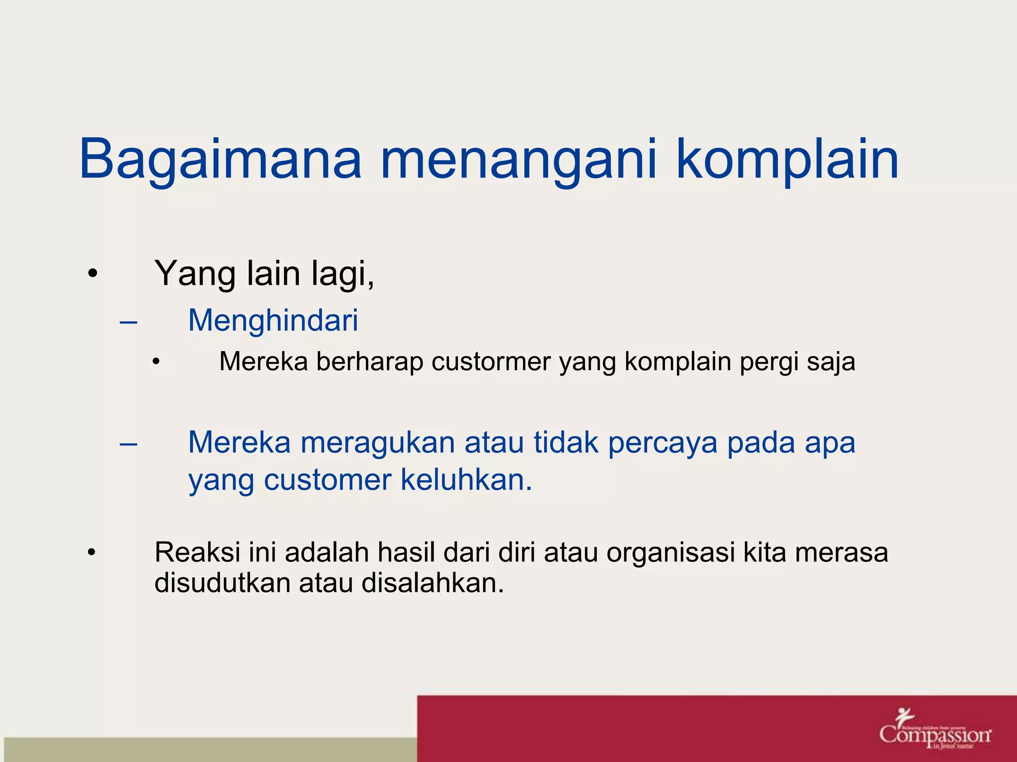 Complaint management process | PPTX