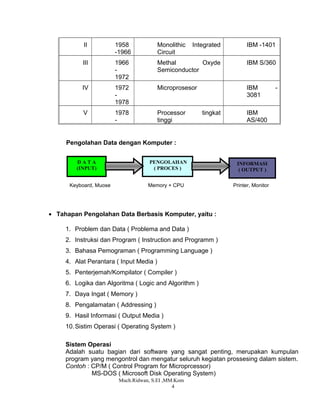 Manajemen komputer | PDF