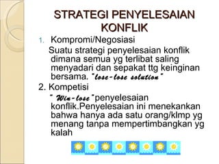 Manajemen konflik | PPT