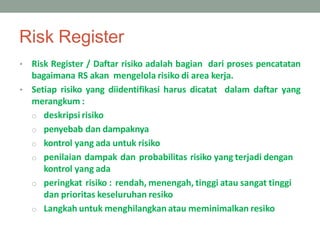 Manajemen Konflik & Resiko Manajemen RSU | PPT