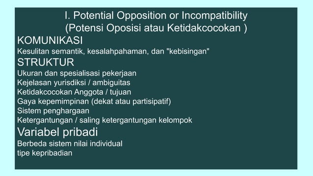 Manajemen konflik dan kolaborasi | PPTX