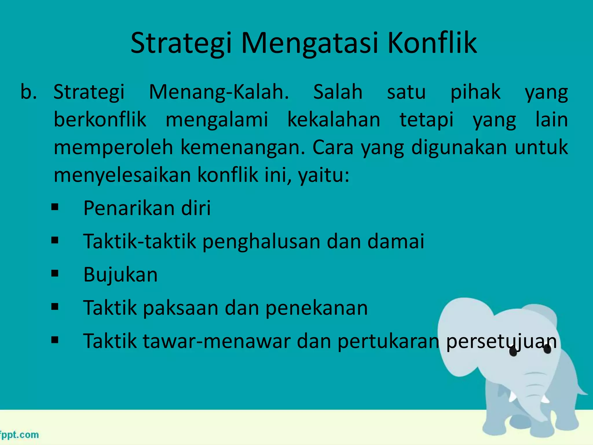 Manajemen Konflik | PPTX