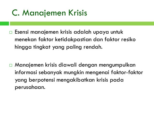 Manajemen Krisis Dalam Public Relations