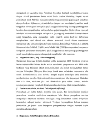 Manajemen laba | DOC