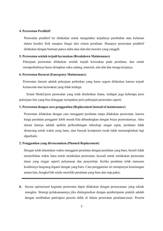 Manajemen lab dan bengkel | PDF