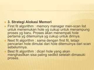 Helen Alida Abilio - Manajemen Memori | PPT