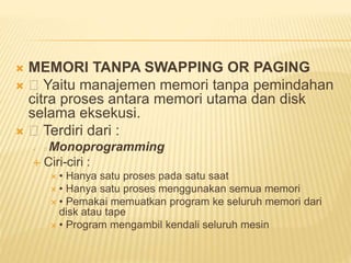 Helen Alida Abilio - Manajemen Memori | PPT