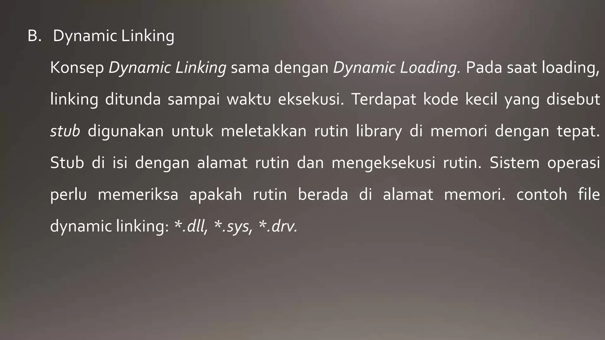 Manajemen Memory | PPTX