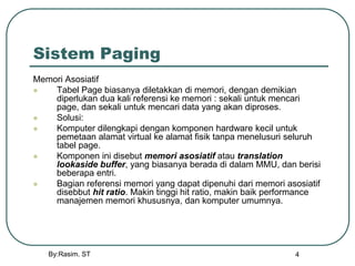 Manajemen memory (10) fix | PPT