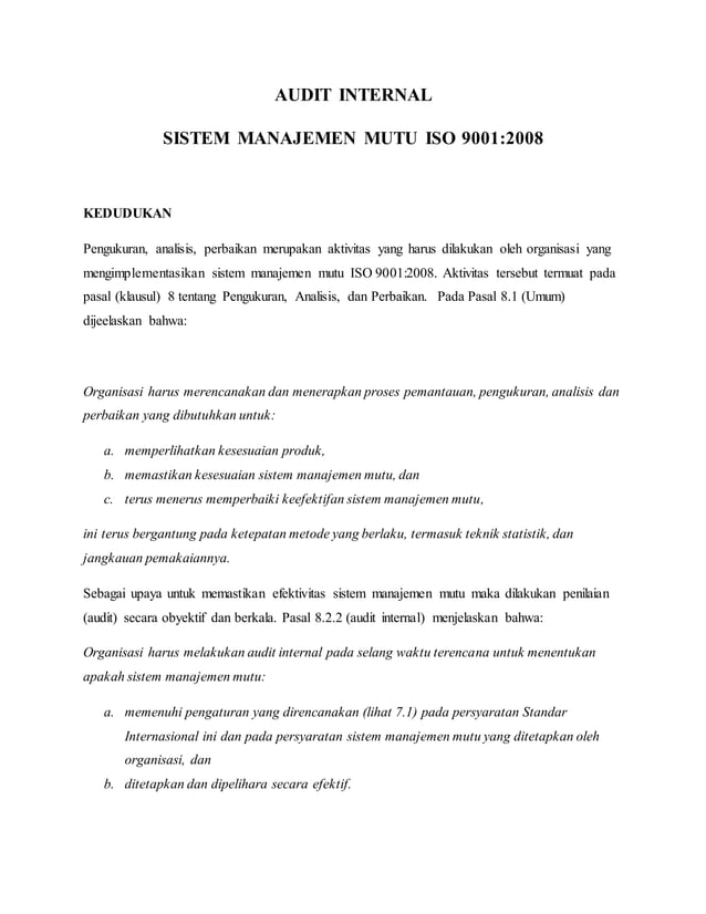 Manajemen mutu | PDF