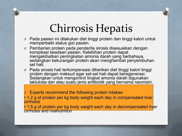 Manajemen nutrisi bagi penyakit hati & kanker for std | PPTX