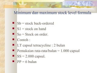 Manajemen obat di rumah sakit | PPT