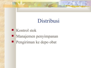 Manajemen obat di rumah sakit | PPT