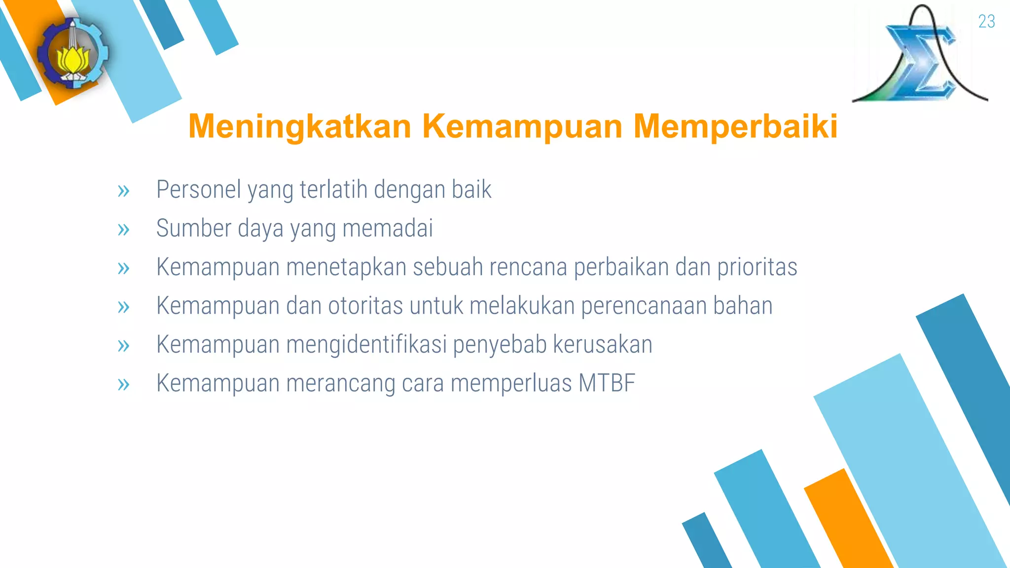 Manajemen operasi : Pemeliharaan dan Keandalan | PPTX