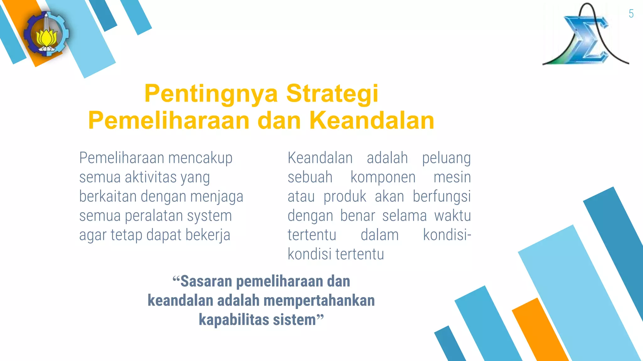 Manajemen operasi : Pemeliharaan dan Keandalan | PPTX