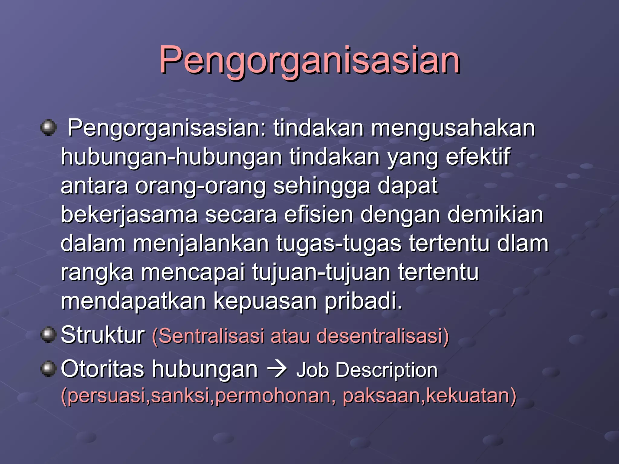 Manajemen organisasi mahasiswa | PPT