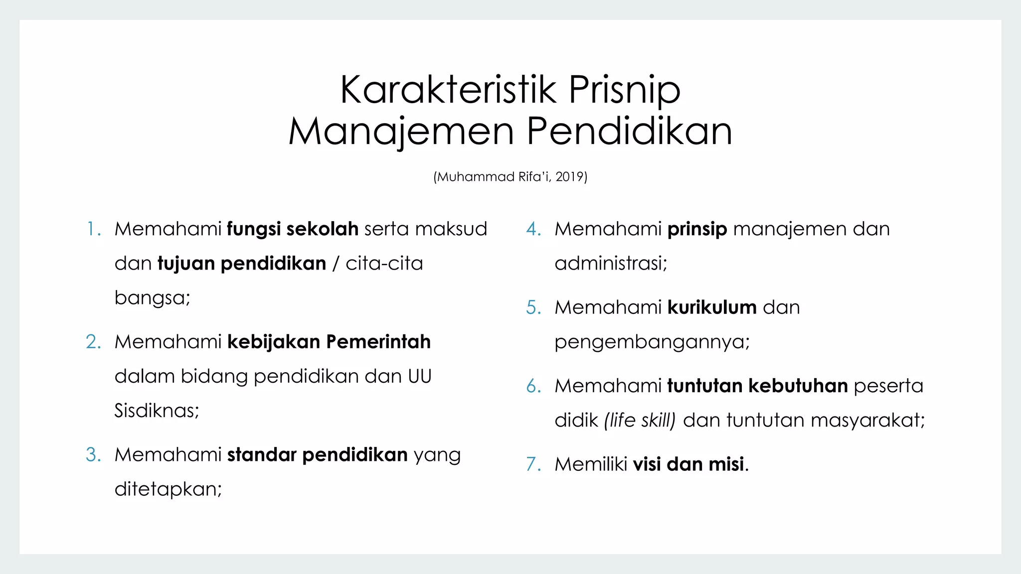 Manajemen Organisasi Bidang Pendidikan (Presentasi) | PDF