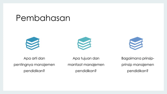 Manajemen Organisasi Bidang Pendidikan (Presentasi) | PDF