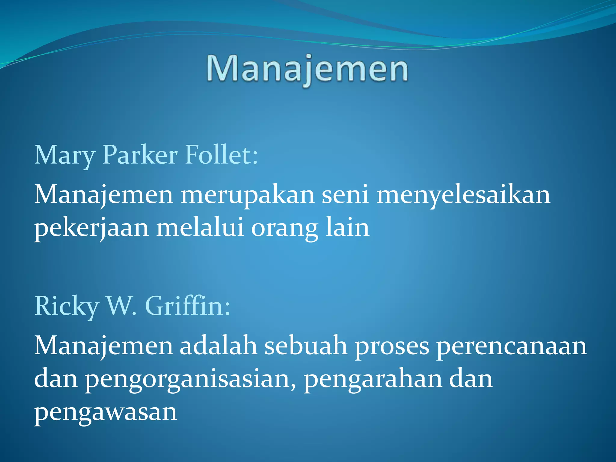 Manajemen organisasi efektif | PPTX