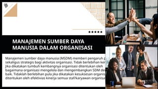 Manajemen Organisasi Teori ke- 2 Peran, Fungsi, dan Pengambilan Keputusanpptx | PPT