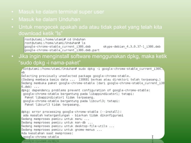 Manajemen paket pada debian wheezy | PPT