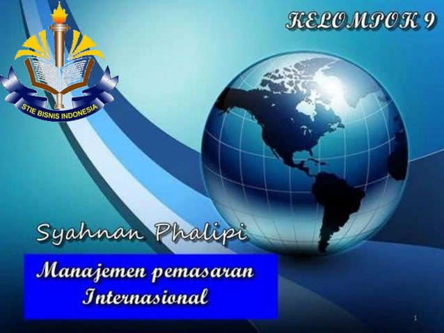 Manajemen pemasaran internasional | PPTX