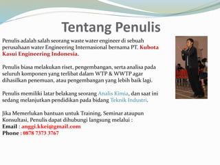 Teknik Maintenance WWTP & WTP, Manajemen Peralatan WWTP & WWTP, Cara ...