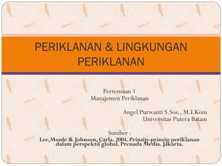Manajemen Periklanan full | PDF