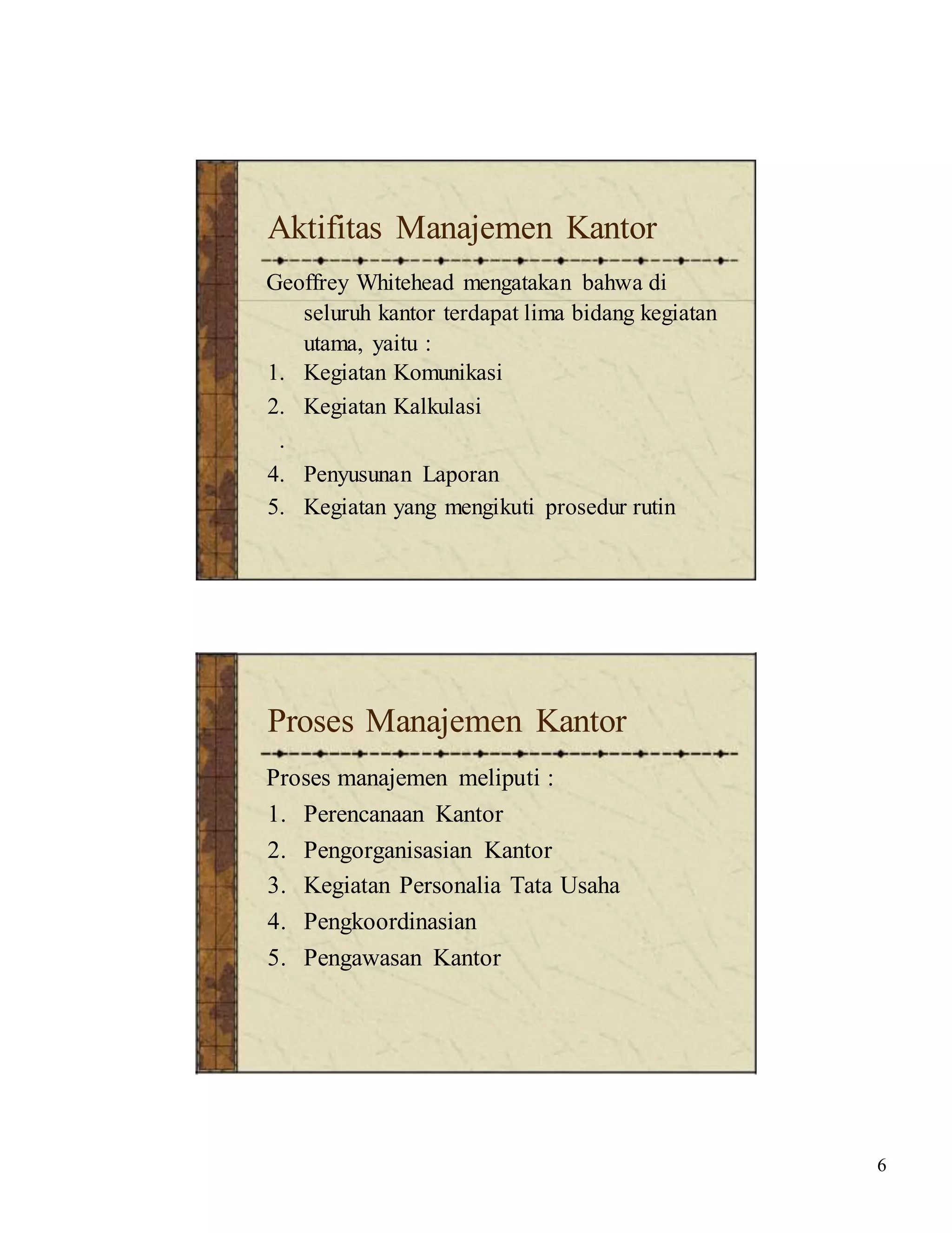 Manajemen perkantoran | DOC