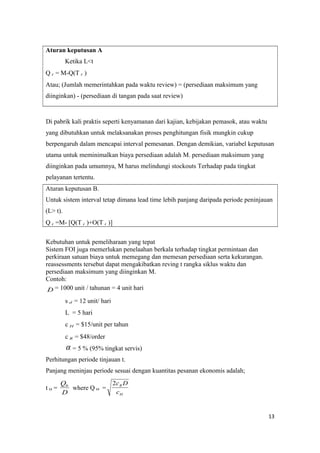 Manajemen persediaan | DOC