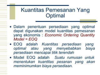 Manajemen persediaan | PDF