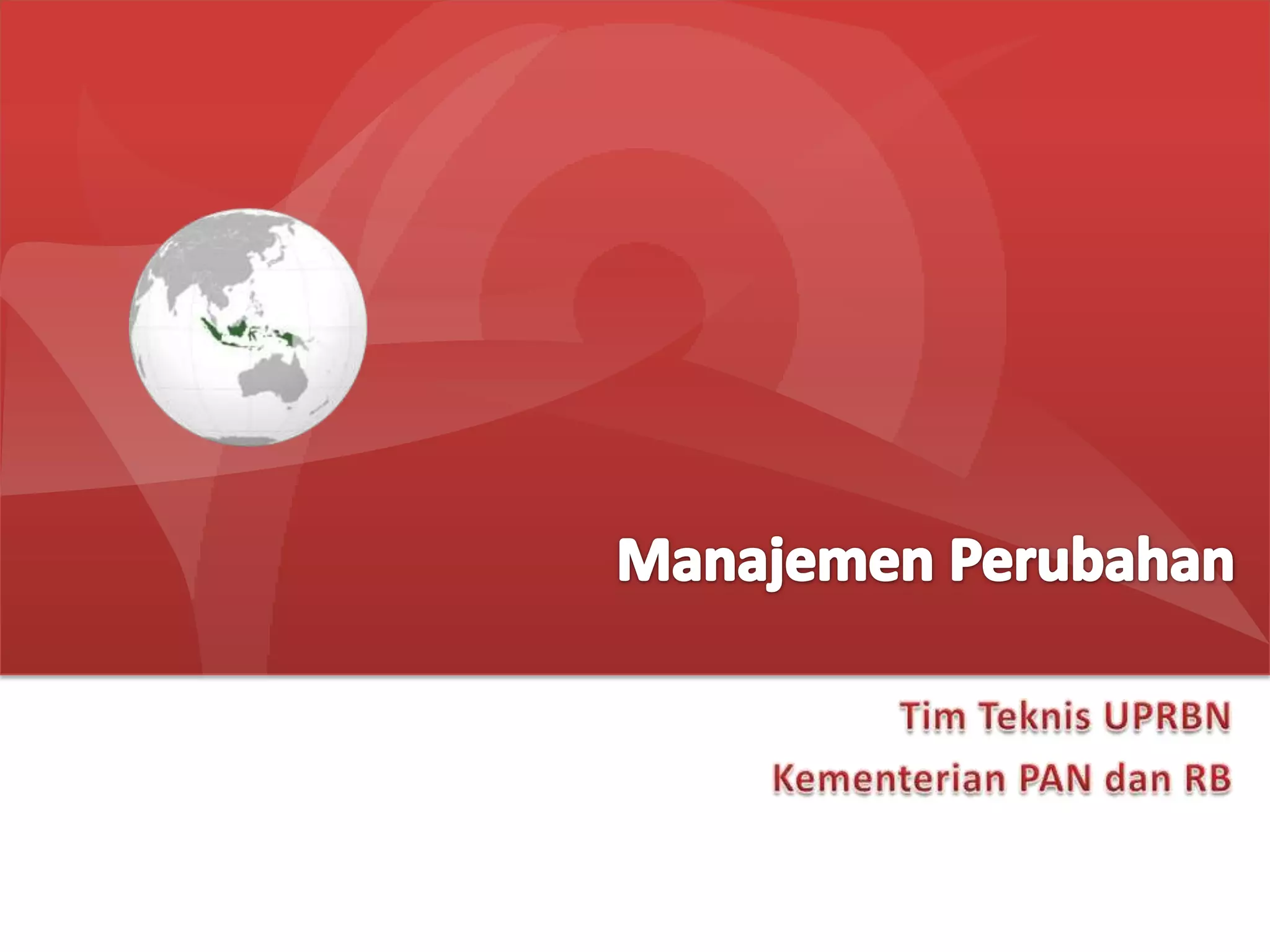 Manajemen perubahan | PPTX