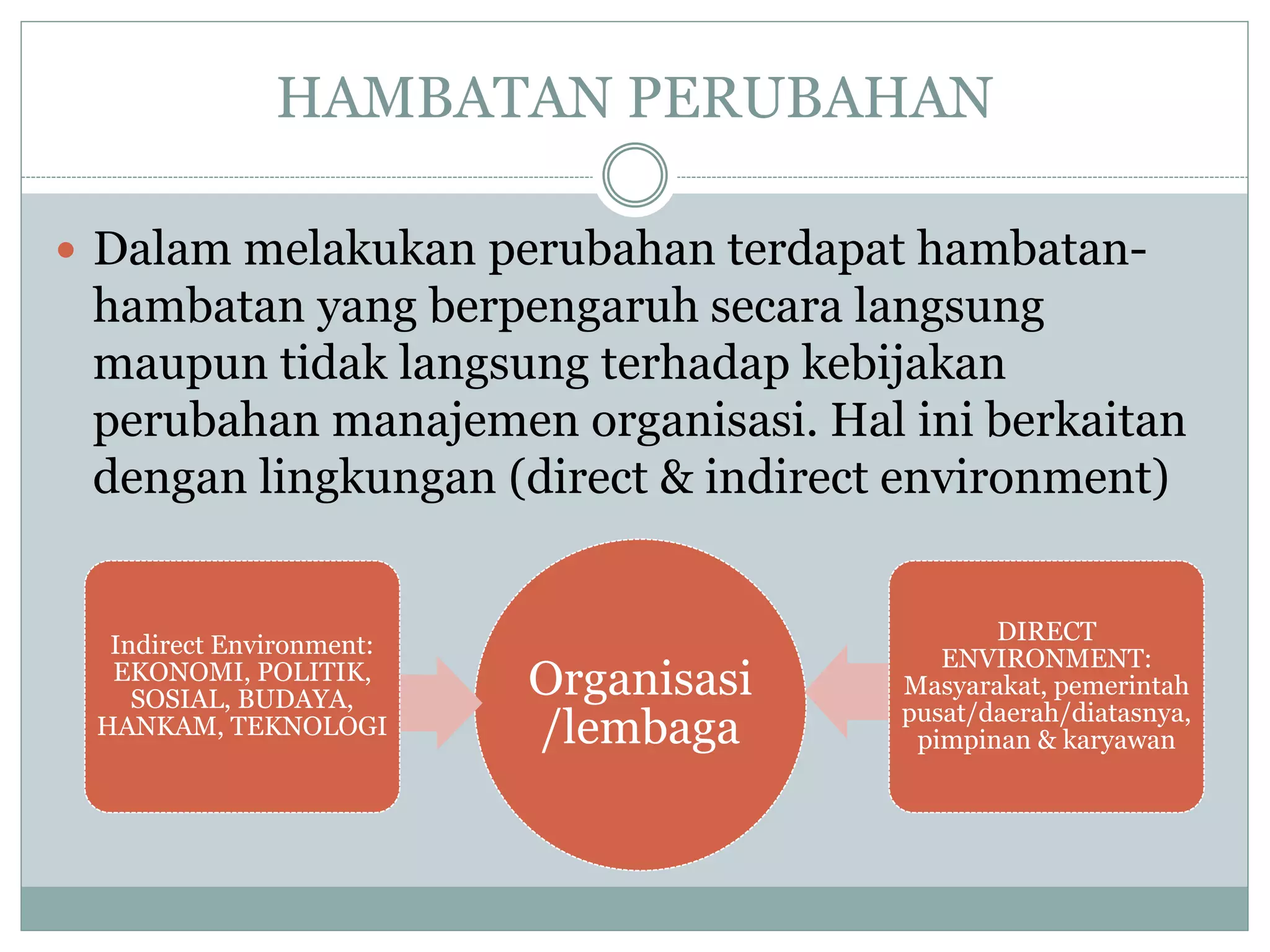 Manajemen perubahan | PPTX