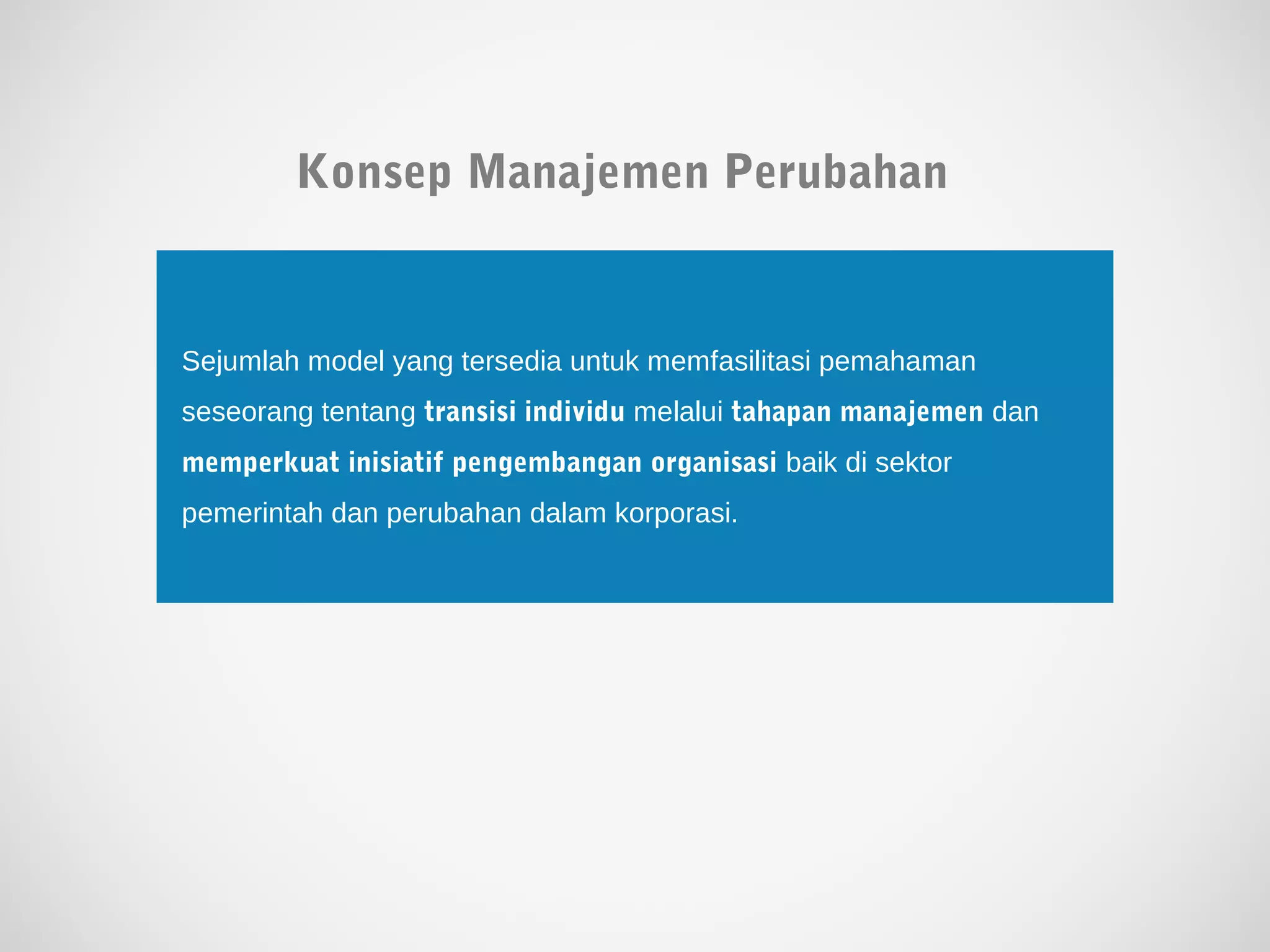 Manajemen perubahan | PPT